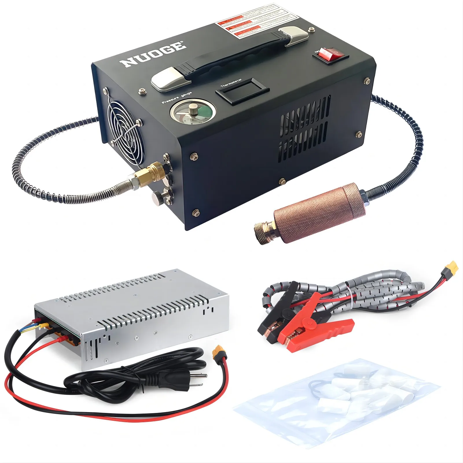 PCP-Air-Compressor-4500Psi-30Mbar-12V-110V-220V-Air-Rifle-Set-pressure ...