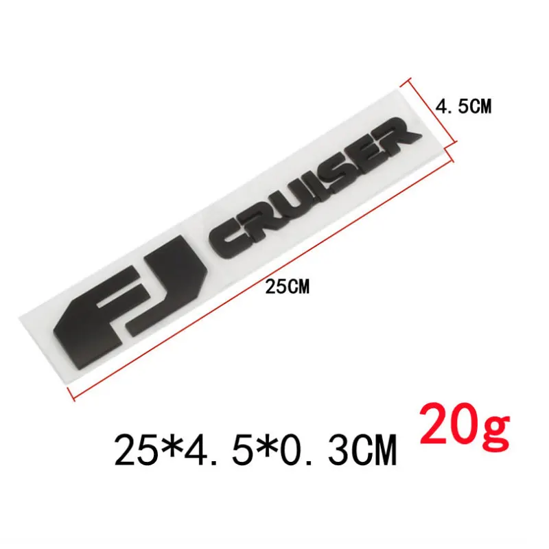 For Toyota FJ Kurosawa CRUISER body plating English lettering sticker ...