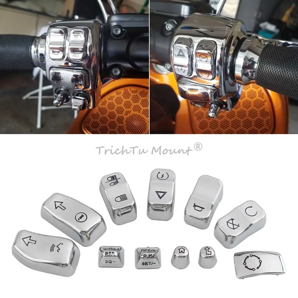 Motorcycle-Hand-Control-Switch-Housing-Cover-Switch-Buttons-Caps-For ...