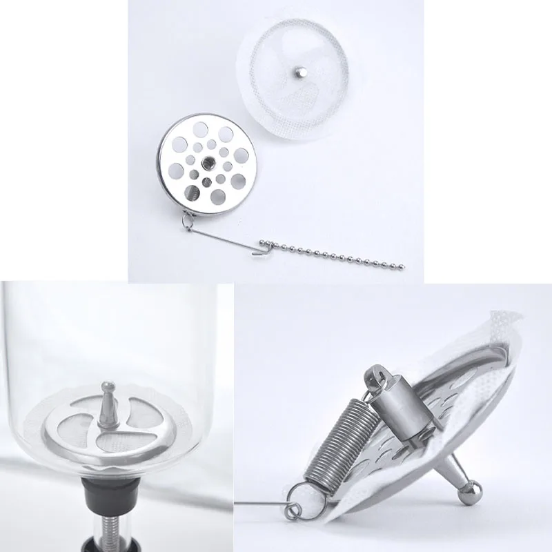 100 개상자 커피 파우더 필터 천 스테인레스 스틸 커피 필터 사이펀 포트 필터 카트리지 커피 포트 액세서리 Aliexpress