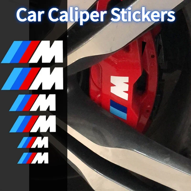 6PCar-Auto-Caliper-Stickers-Wheel-Hub-Decals-for-BMW-M-Power-E36-E46 ...
