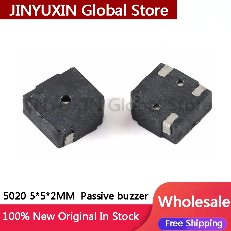 10Pcs SMD passive buzzer 5020 SMT-5020 SMT-5020 3V 3.3V 5V ultra-thin ...