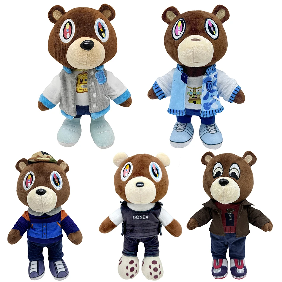 26-30cm-Kanye-Teddy-Bear-PlushToy-Kanye-West-Cartoon-Bear-Dolls-Stuffed ...