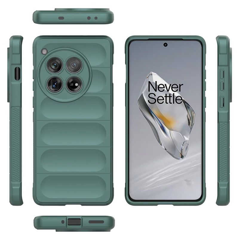 For-OnePlus-12-Case-Shockproof-Shield-Soft-Silicone-TPU-Full-Protection ...