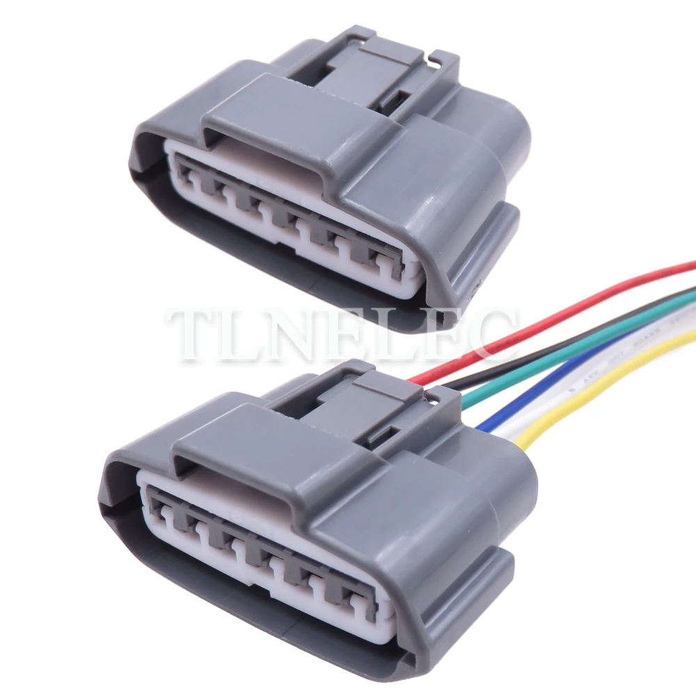 6 Pin Way Auto Wire Harness Sealed Socket With Wires Motorcycle Pump ...