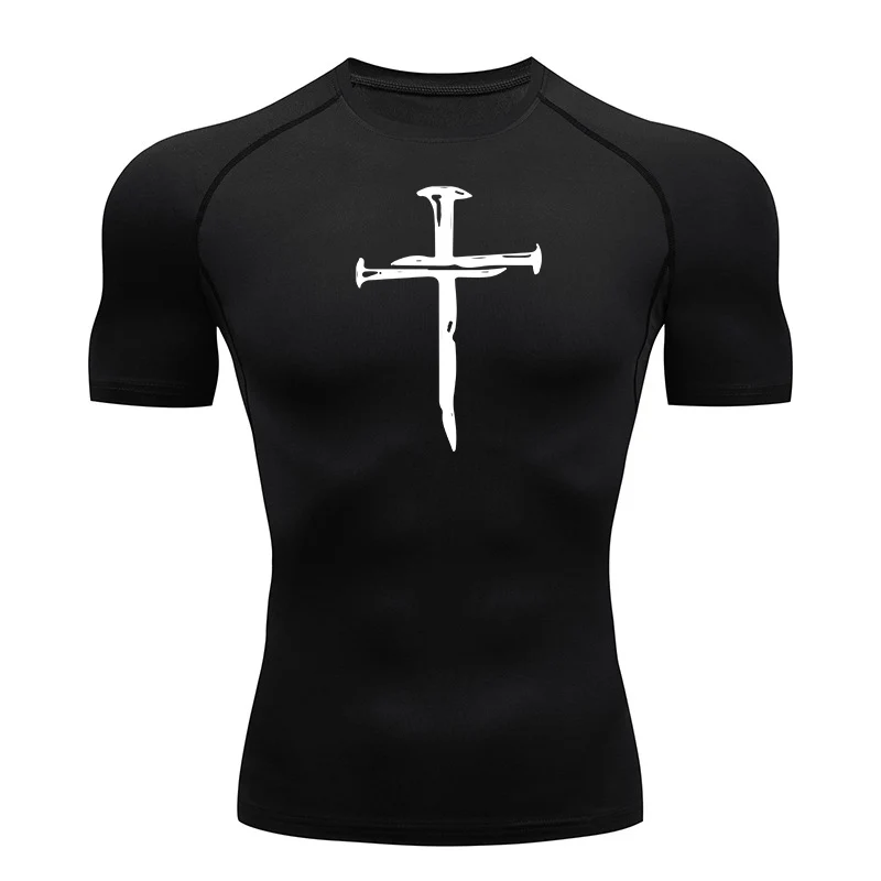 Christian Workout Compression Shirts Athletic Quick Dry Tshirts Tees ...