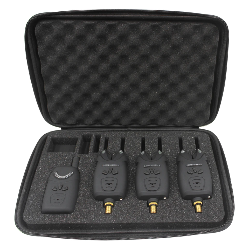 Ice Fishing Sonar Water Resistant Wireless LED Fishing Bite Alarm ...