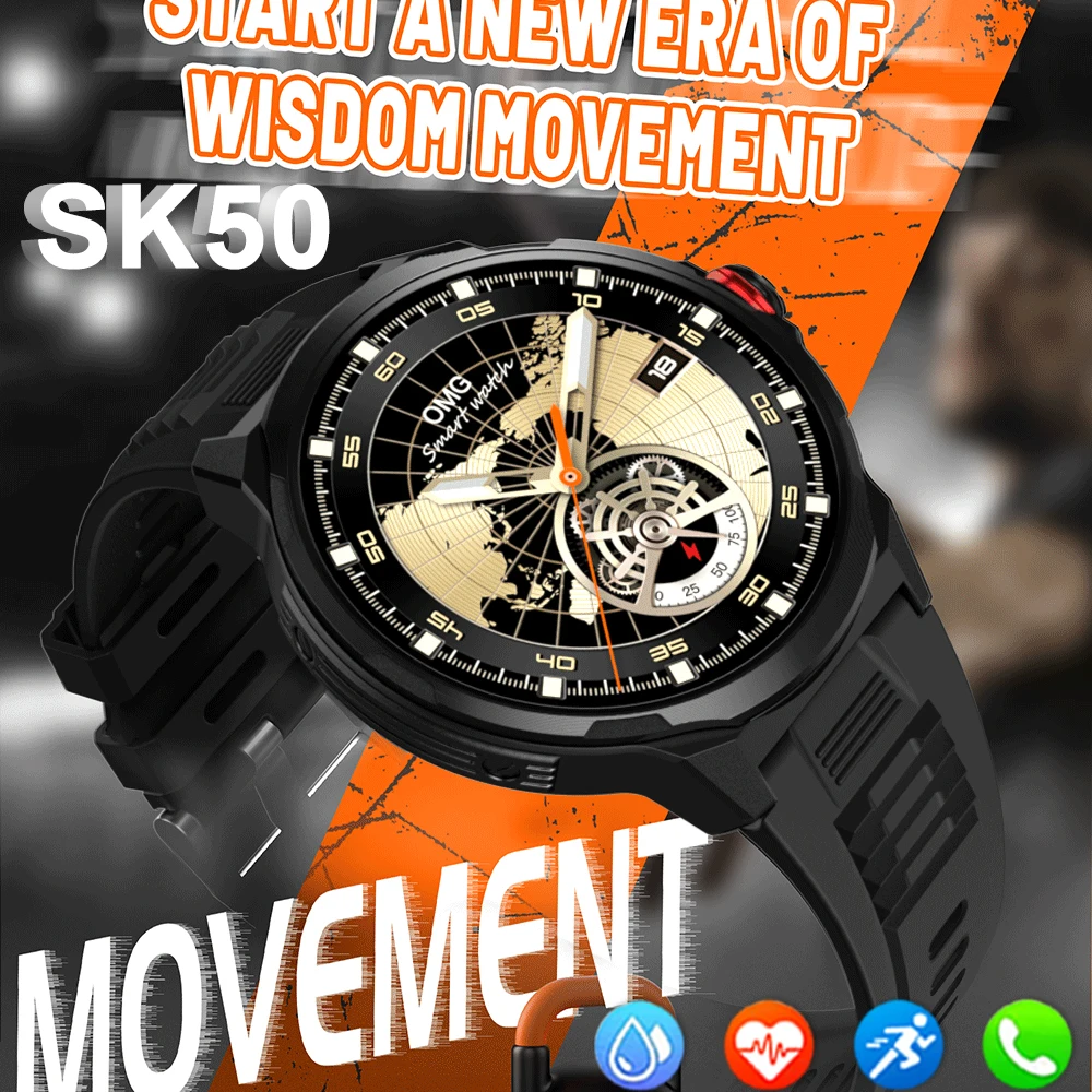 SERVO-SK50-Original-Smart-Watch-Bluetooth-Call-Heart-Rate-ECG ...