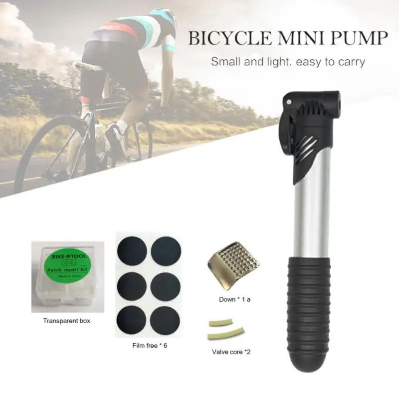 Bike-Pump-High-Pressure-Bicycle-Hand-Air-Pump-Tire-Inflator-Schrader ...