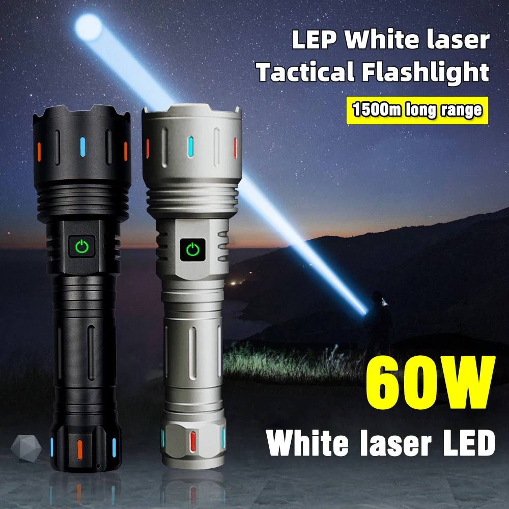 Linterna-Led-t-ctica-potente-lente-convexa-de-ojo-de-halc-n-1500m ...