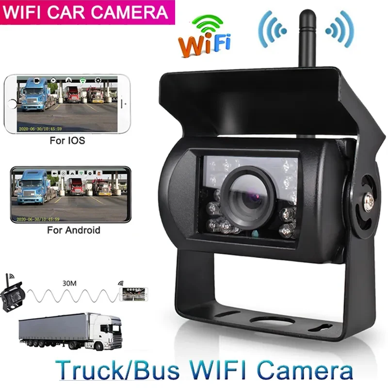 HD-Vehicle-Reversing-Camera-Wireless-Rear-View-Camera-WiFi-Wide-Angle ...