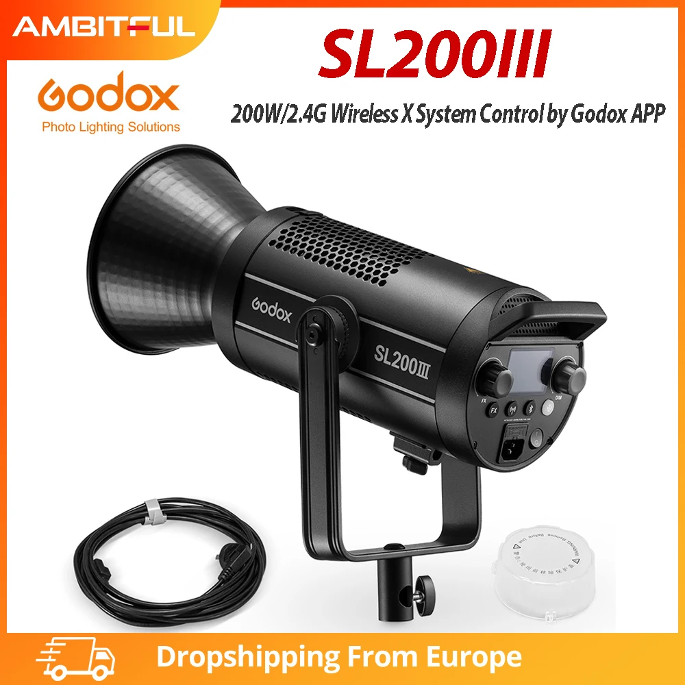 Godox Sl200ii | Video Light | Godox 200w | Godox Led | Photographic ...