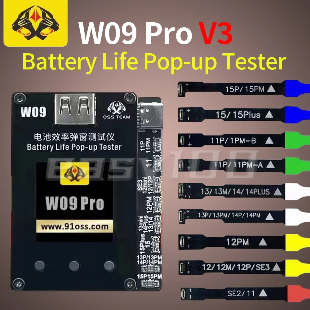 OSS-W09-Pro-V3-Battery-Life-Pop-up-Tester-for-IPhone-11-15-Series-Solve ...