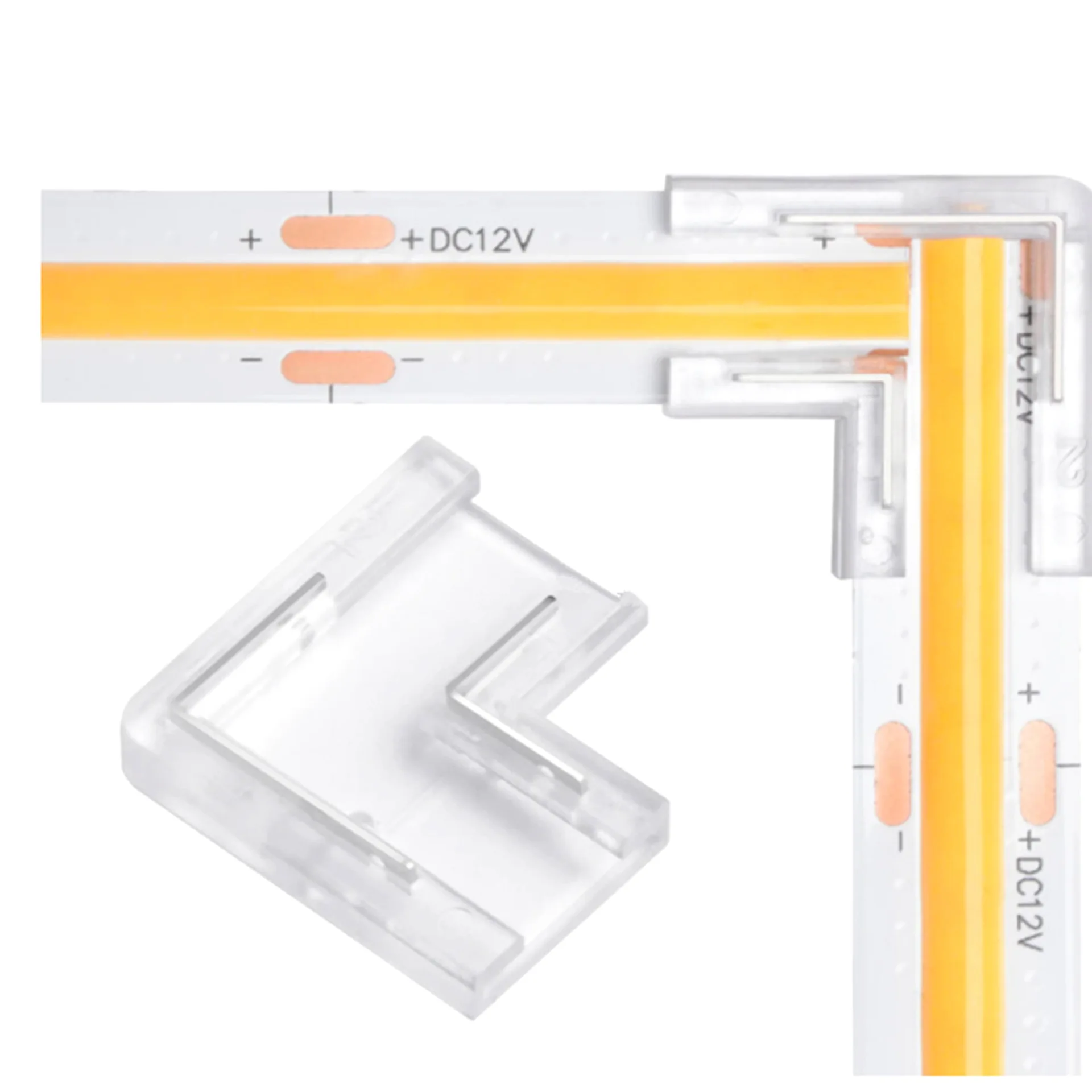 L-type-connector-strip-light-solderless-connector-No-dark-area ...