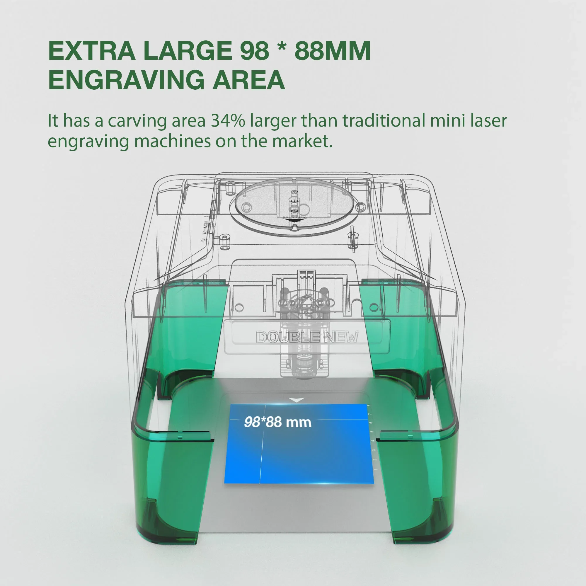 Máy khắc laser mini 3W XN001 DIY làm mộc Máy khắc laser Bluetooth Máy ...