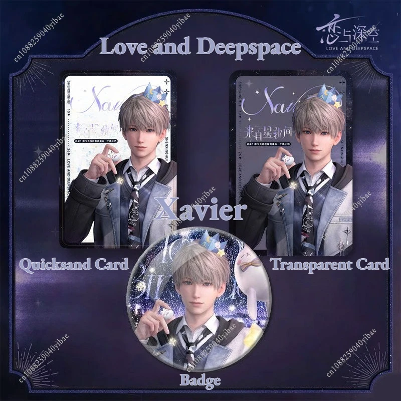 1-3Pcs/Set Game Love and Deepspace Xavier Shenxinghui Badge Anime ...