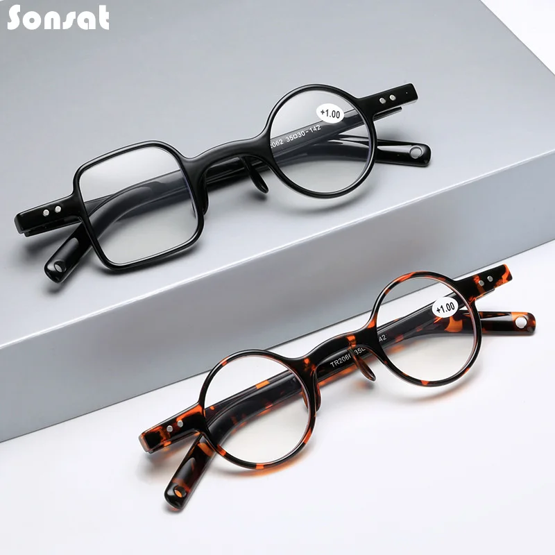 Reading Glasses Small Round | Small Frame Reading Glasses - Retro Small ...