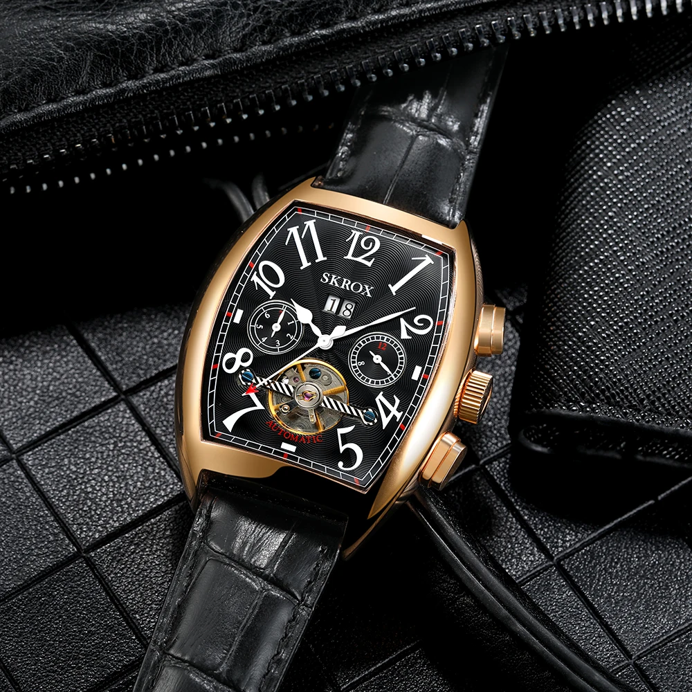 High-end Luxury Man Watch Shanghai Automatic Movement Clock Tonneau ...