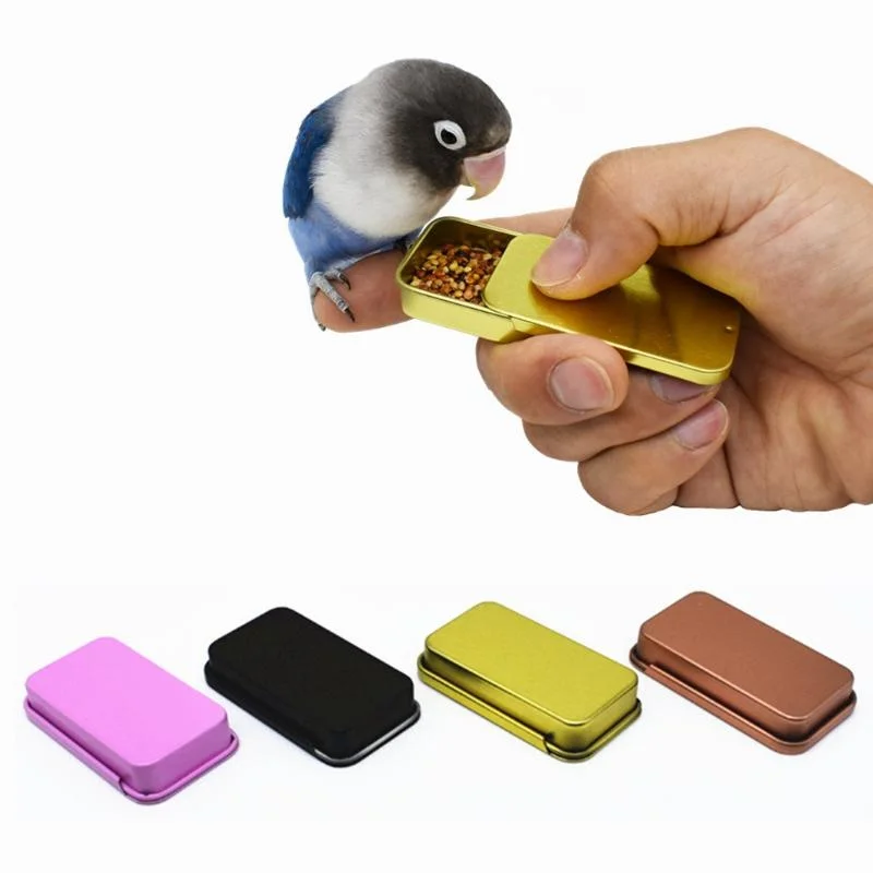 Bird-Training-Food-Jar-Parrot-Handheld-Feeder-Bird-Interactive ...