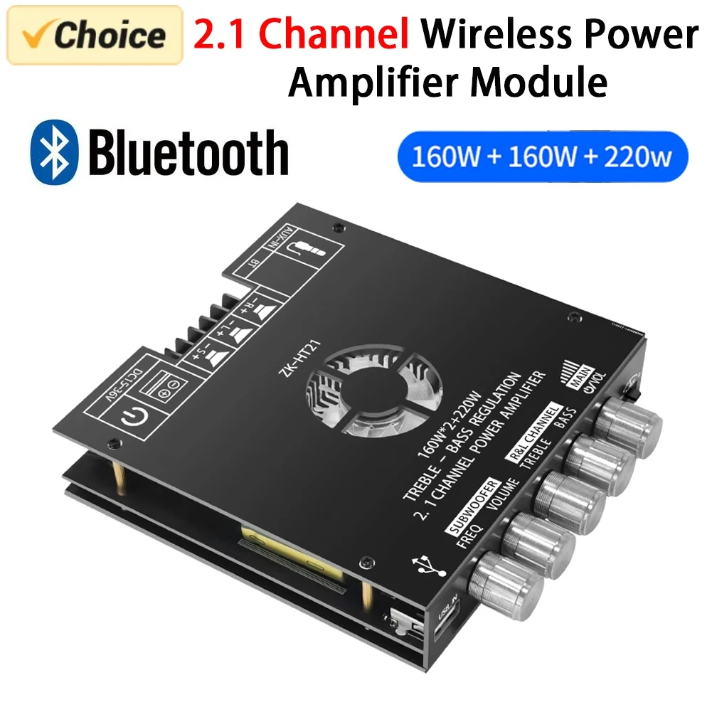ZK-HT21-2-1-Channel-Bluetooth-Amplifier-Board-160Wx2-220W-HiFi ...