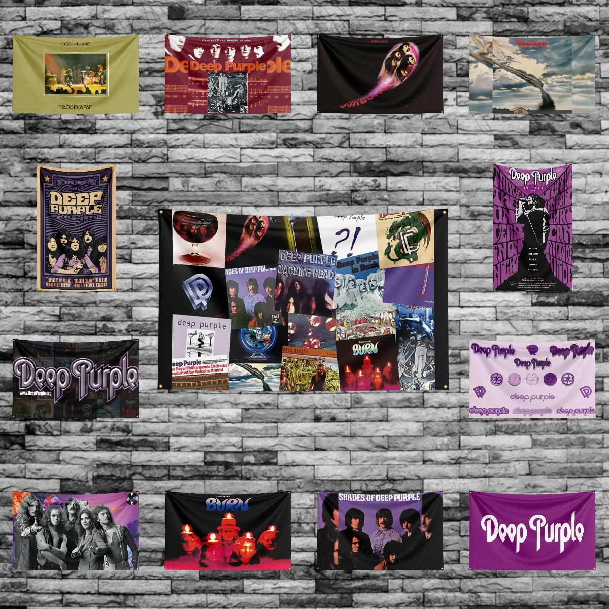 3x5 Ft Heavy Rock Band-d-Deep Purples Flag Polyester Digital Printing ...