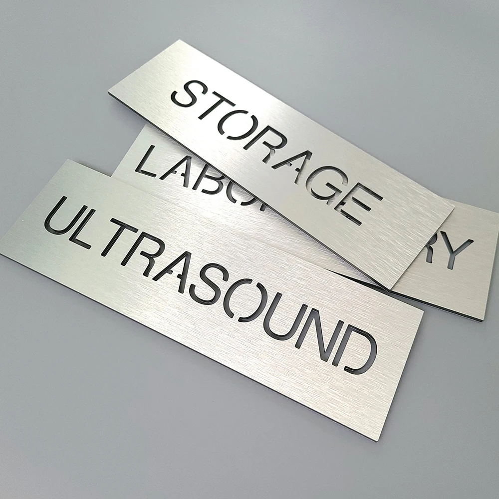 Custom-quote-door-sign-for-business-Modern-office-House-Name-signage ...