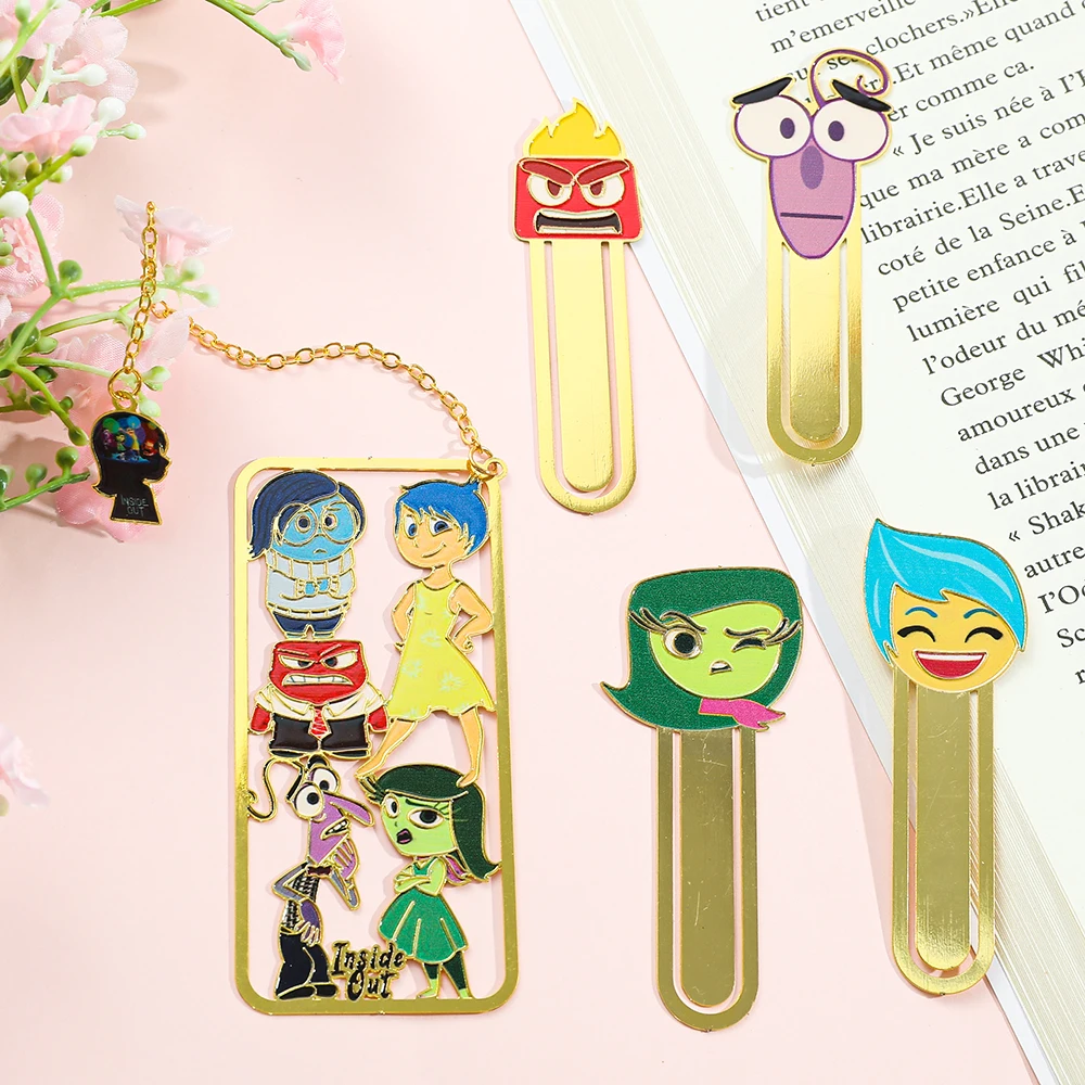 Anime-Cartoon-Inside-Out-Bookmarks-Disney-Metal-Paperclip-Bookmarks-Fan ...