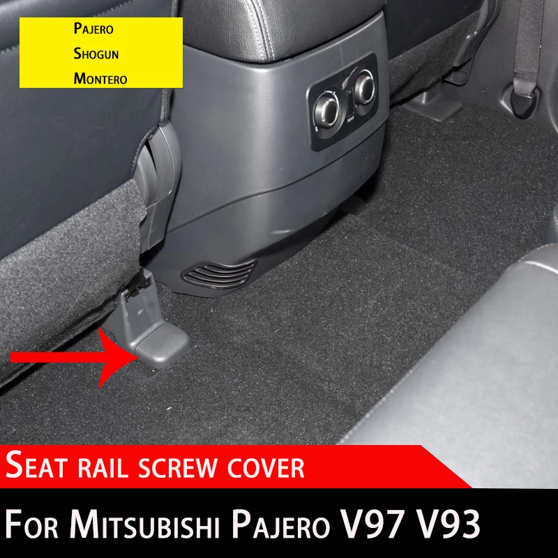 Interior Mouldings For V97 V93 Mitsubishi Pajero Seat Rail Screw Cover ...