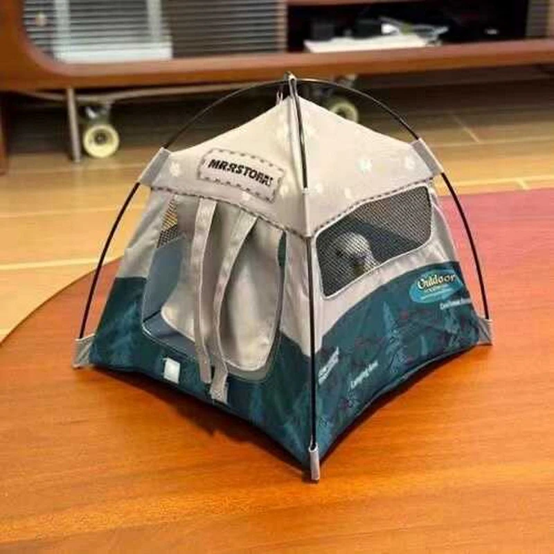 1:12 Scale Soldier Camping Small Tent Model Movable Dolls Decorative ...
