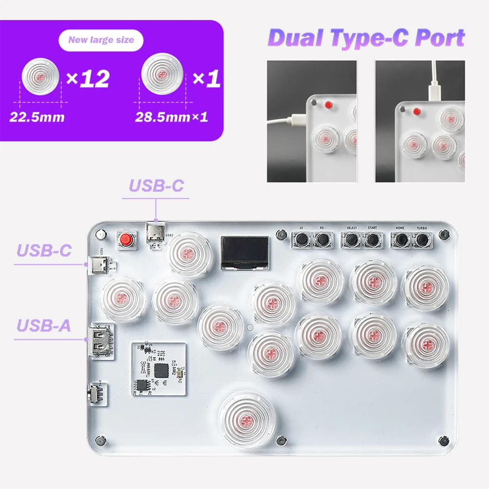 Sallybox-Pro-2-0-Version-Hitbox-Stickless-Controller-Arcade-Fighting ...