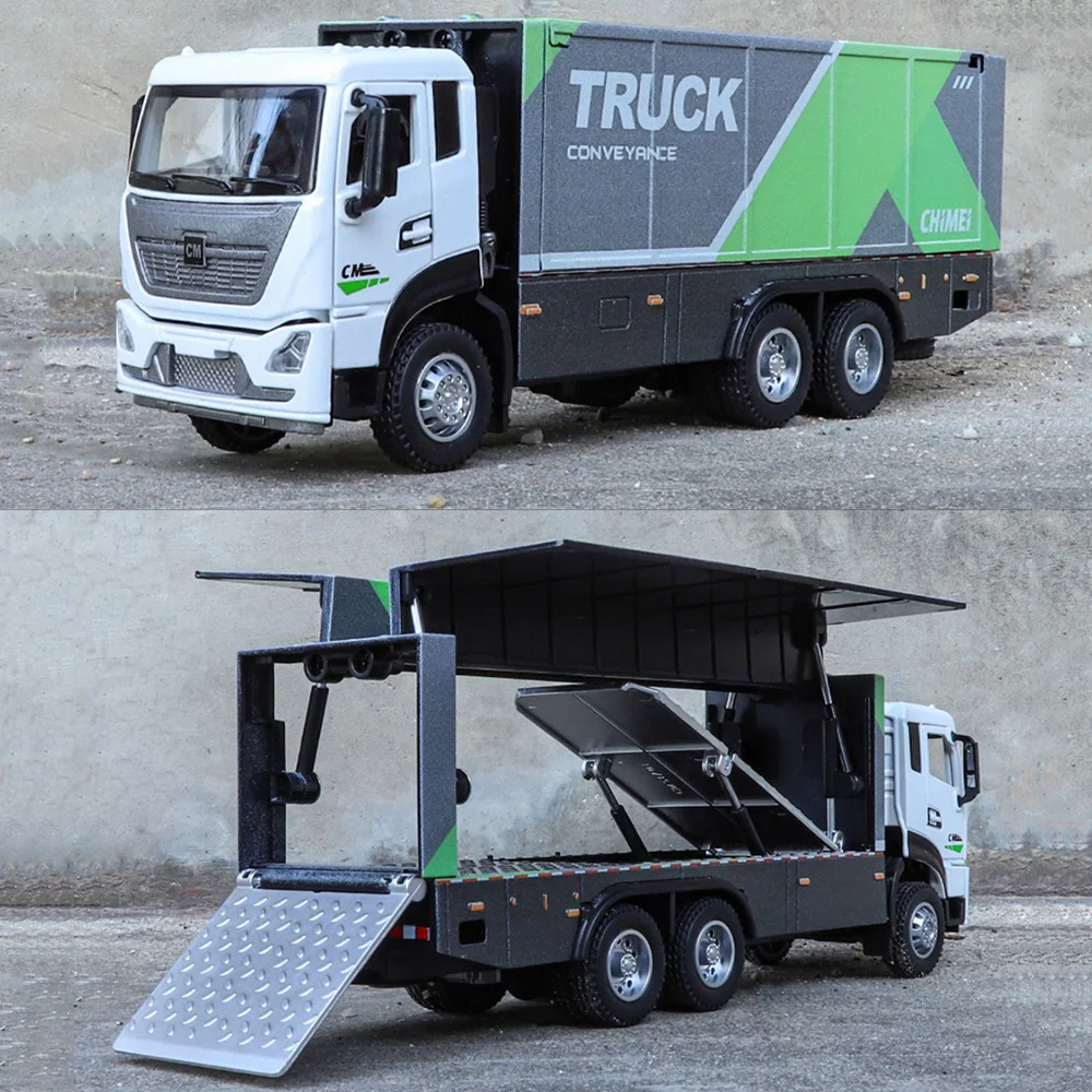 1-32-CONTAINER-TRUCK-Model-Toys-Car-Diecast-Alloy-Engineering-Vehicles ...