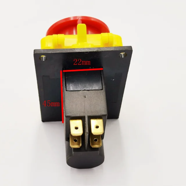 CK21 Pins Electromagnetic Switch Emergency Stop ON-OFF Push, 51% OFF