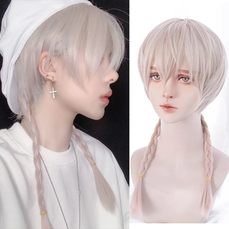 White Hair Anime Boy Cosplay