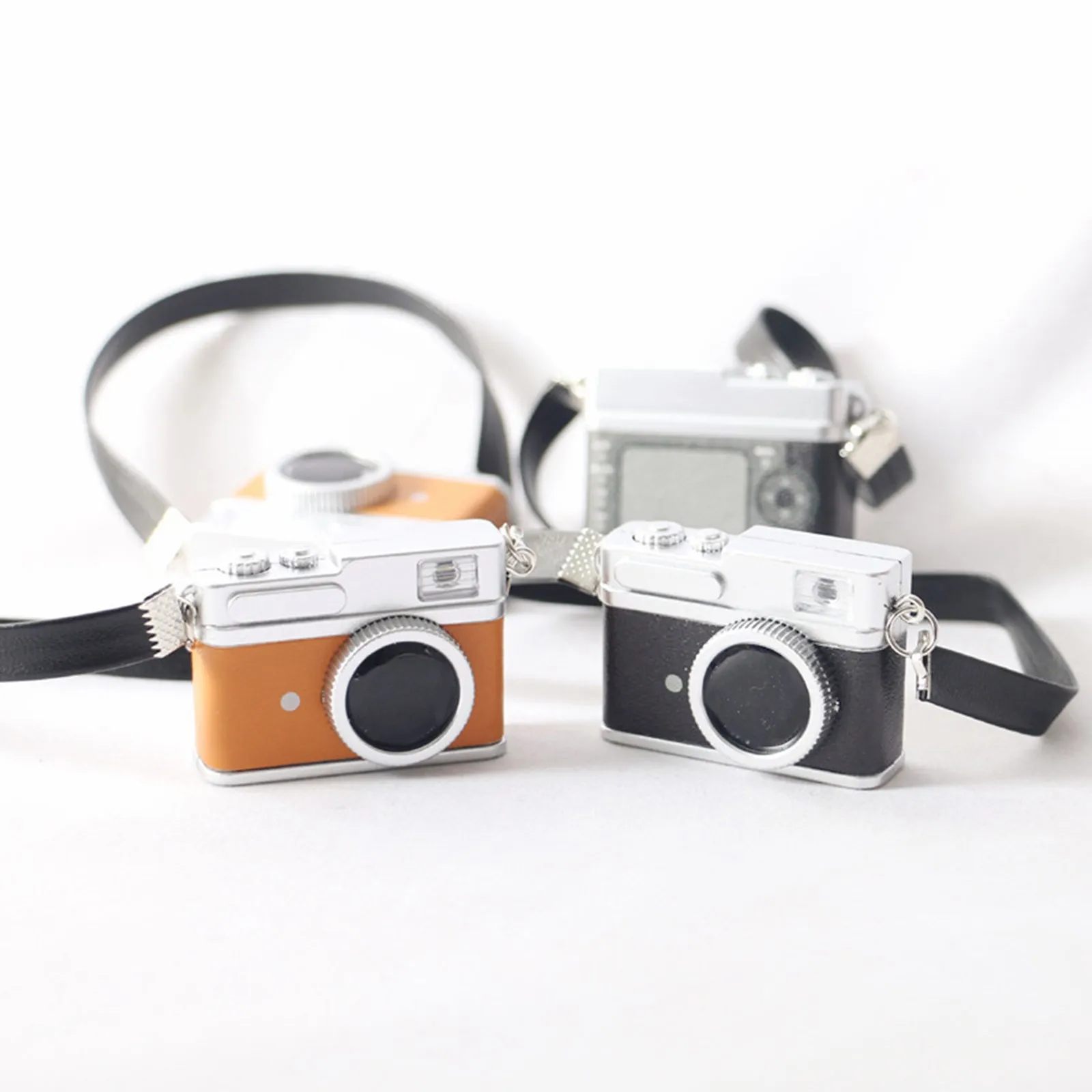 New Retro Mini Simulation Cameras Doll Toy Camera For 1/6 1/12 ...