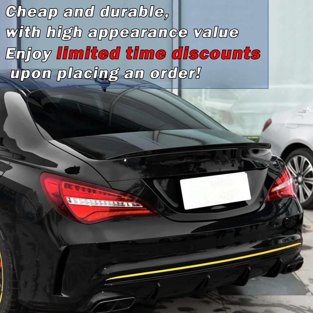 Rear-Trunk-Spoiler-Wing-Lip-For-Mercedes-Benz-CLA-Class-W117-C117 ...
