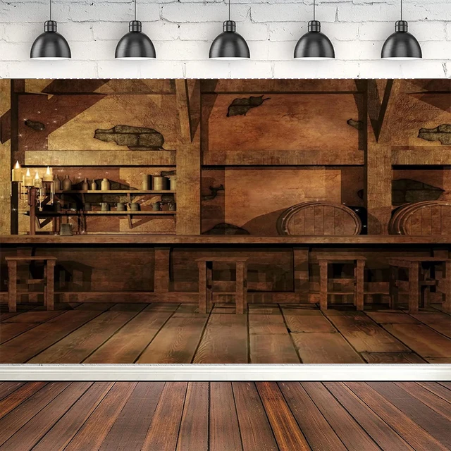 Cowboy Saloon Backdrop