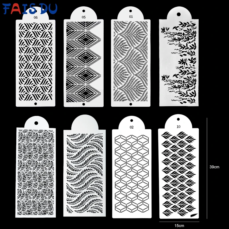 Custom Cake Stencils | Stencils Template | Vip Cakes | Cake Tools ...