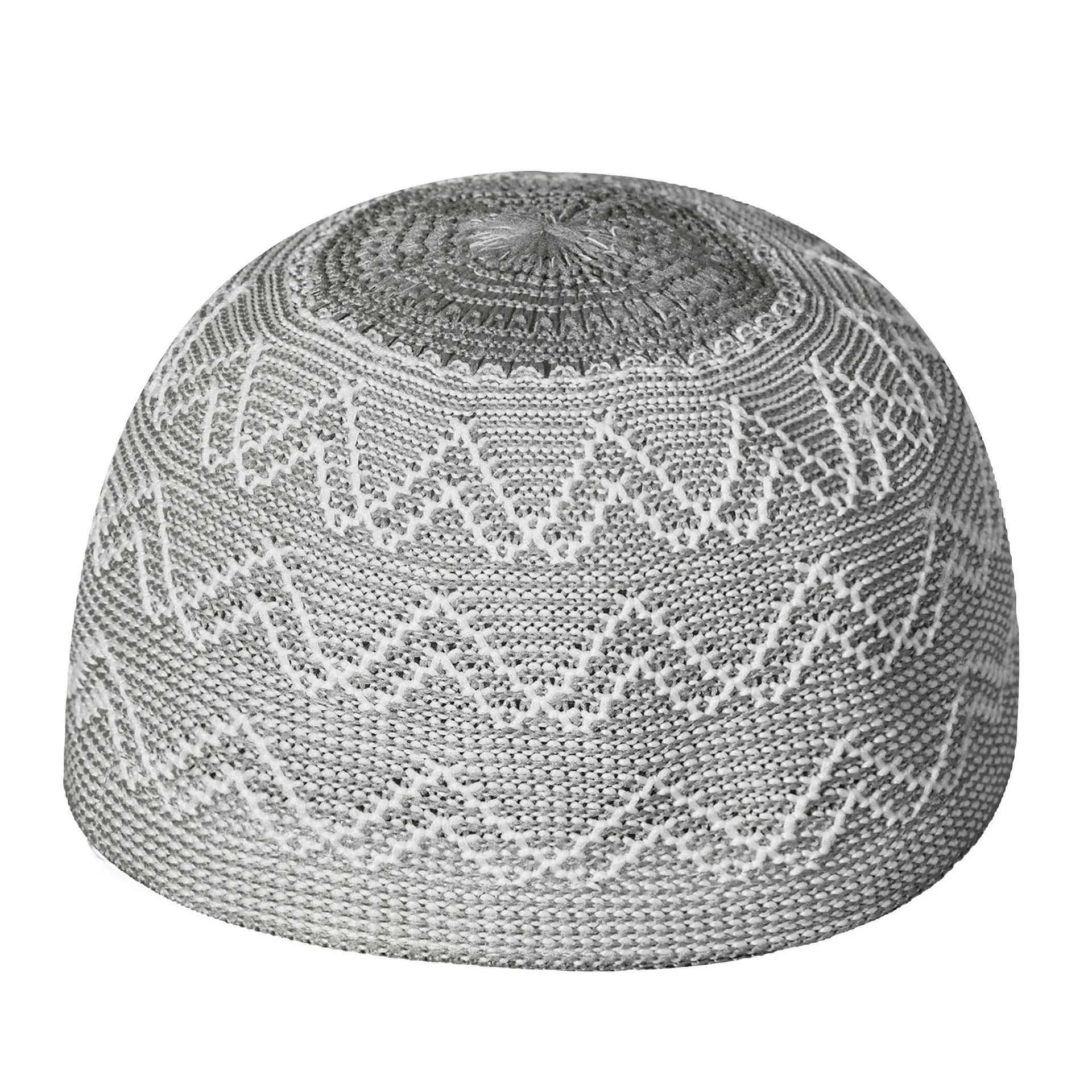 2024-Muslim-Hats-for-Men-Knitted-Prayer-Islamic-Ramadan-Jewish-Kippah ...