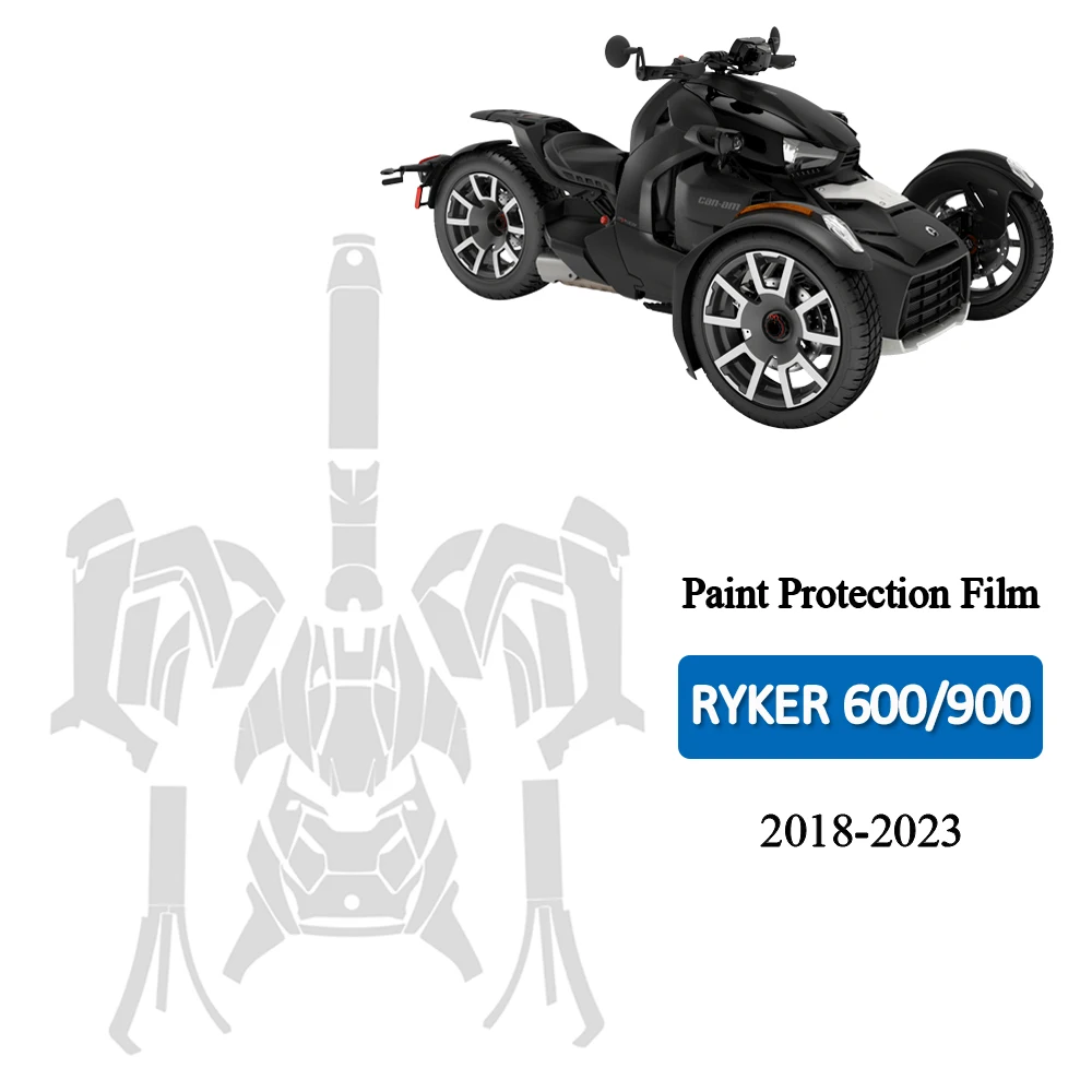 RYKER-600-Motorcycle-TPU-Protection-Film-For-CAN-AM-RYKER-900-Anti ...
