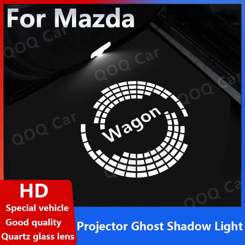 For Mazda 6 ATENZA RUIYI CX9 RX8 MS Led Car Door Logo Welcome Shadow ...