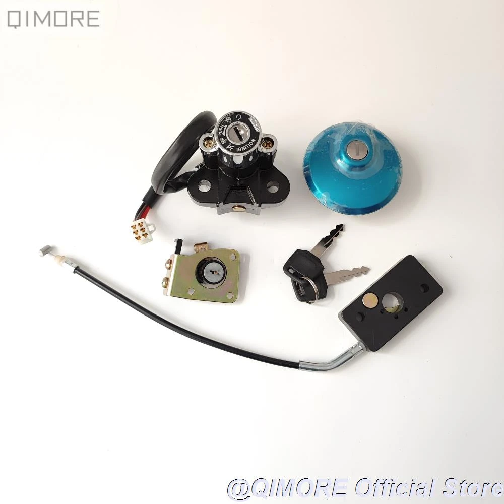 Ignition Lock Set for Motorcycle QINGQI GZ150 / QS150-B / QS125-A ...