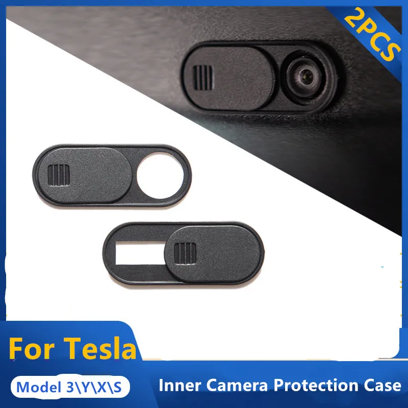 2pcs For Tesla Model 3 X S Y Interior Webcam Cover Abs Plastic Inner ...