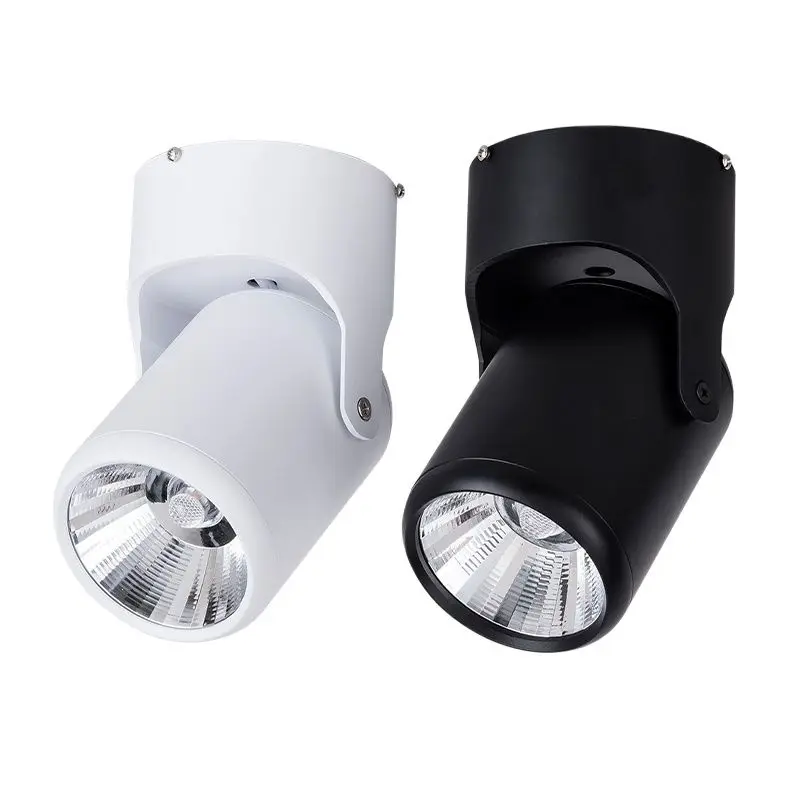 DINGLILIGHTING 7W Black LED Single Spotlight Fitting For Kitchen (Cool ...