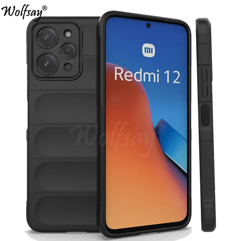 Shockproof-Phone-Case-For-Xiaomi-Redmi-12-Case-Bumper-Anti-knock ...