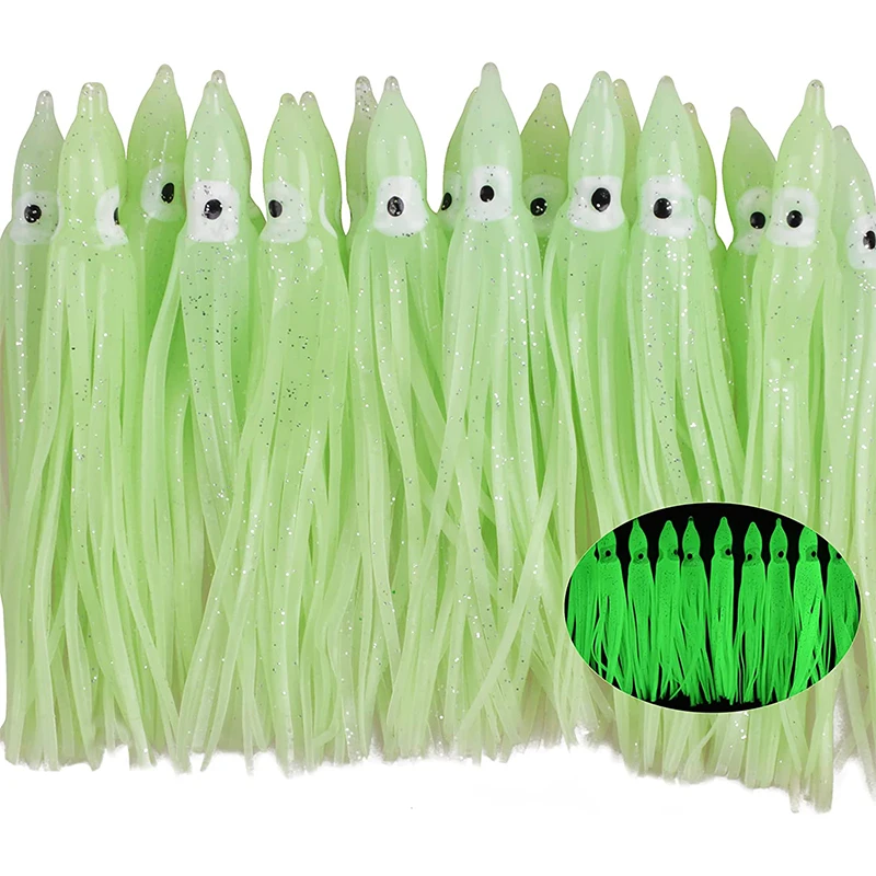 5Pcs-Squid-Skirt-Saltwater-Octopus-Lures-Soft-Plastic-Fishing-Lures-Kit-Glow-Trolling-Lure ...