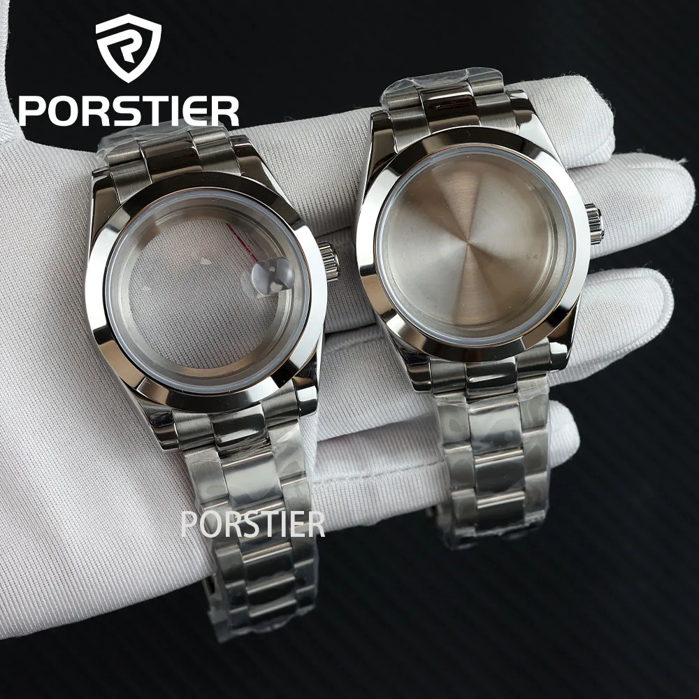 Nh35 Nh36 자동 무브먼트 다이얼 굴 Datejust 케이스에 대한 고품질 36mm/39mm 시계 케이스 사파이어 크리스탈 ...