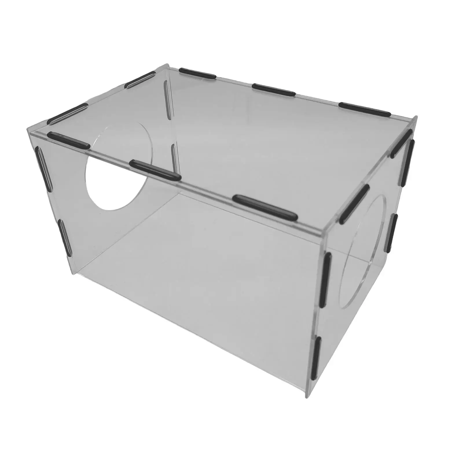 Enclosed Grinding Dust Box Polishing Dust Hood Clear Dust Cage With 2 ...