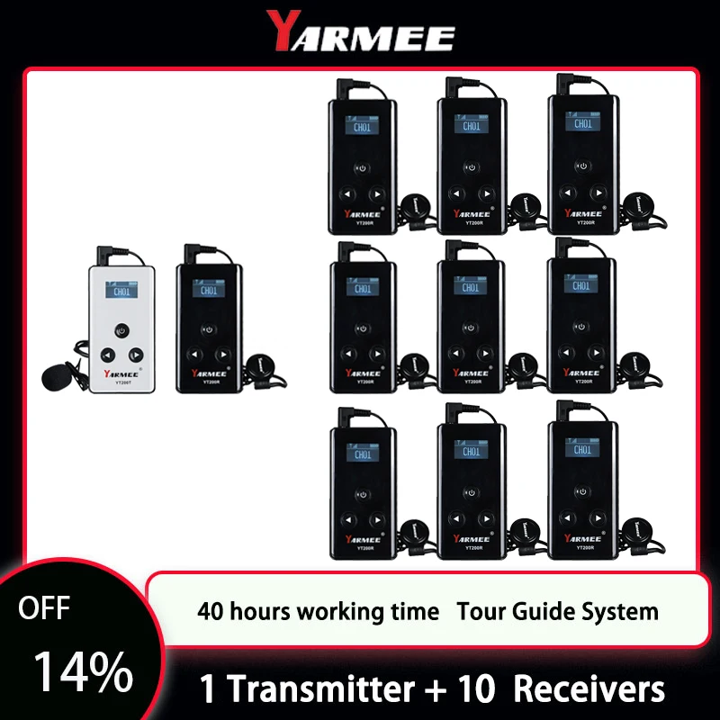 Tour Guide System Wireless Transmitter | Yarmee Transmitter Receiver ...