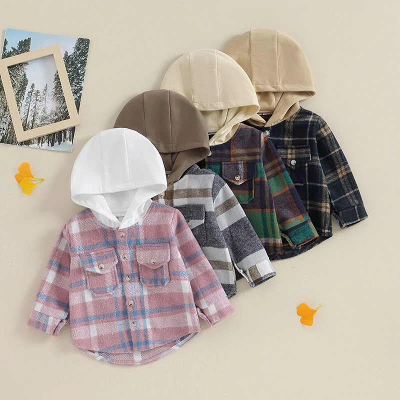 New-Infant-Coat-For-Baby-Jacket-Autumn-Winter-Plaid-Jacket-For-Baby ...