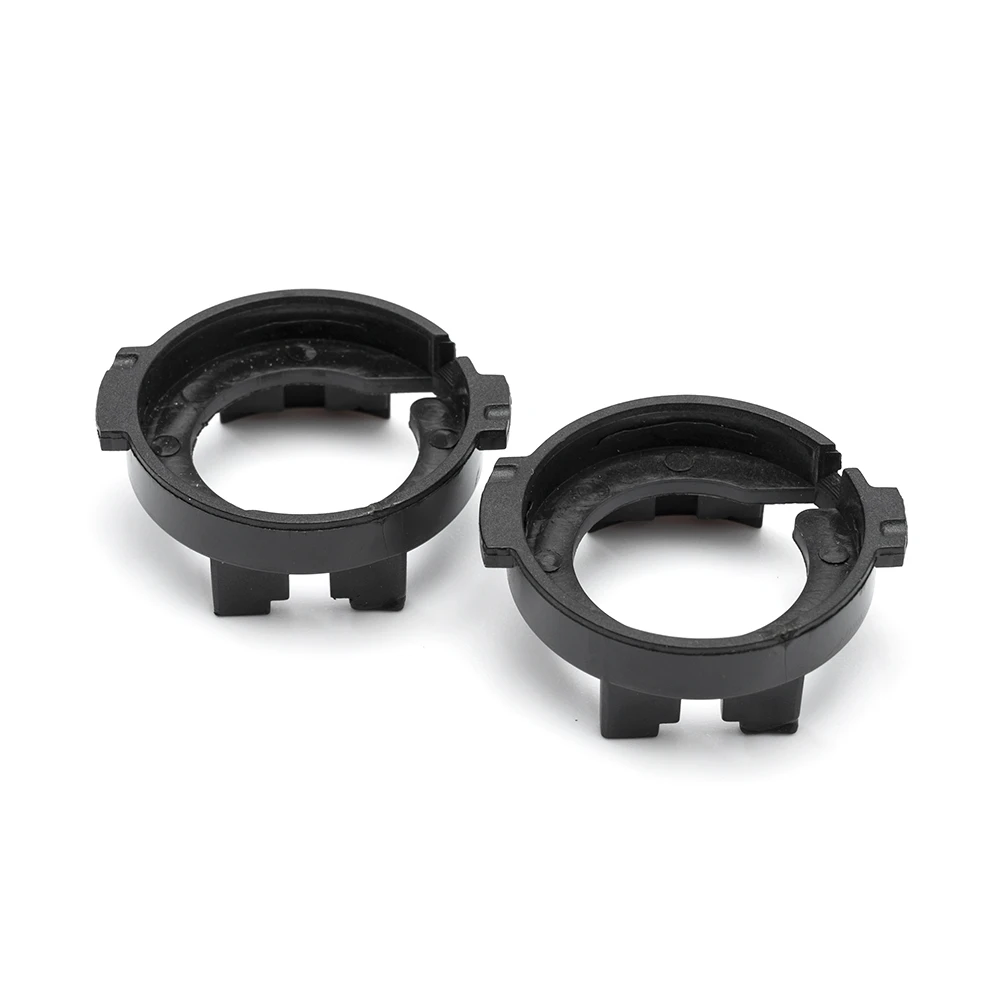 2Pcs H7 LED Headlight Retainer Clip Bulb Base Holder Headlamp Socket ...